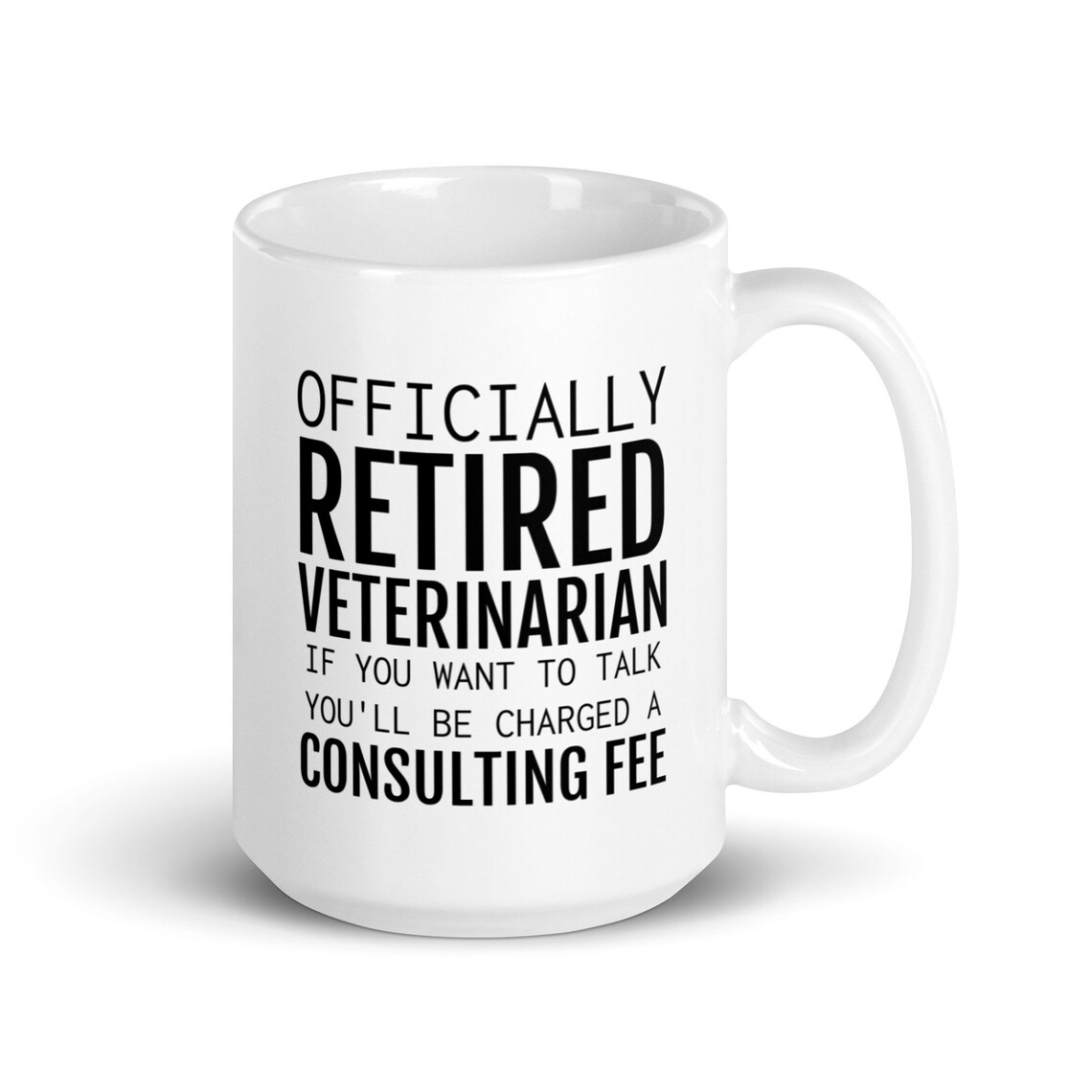 Veterinarian Retirement Gift, Retired Veterinarian Coffee Mug, Vet ...