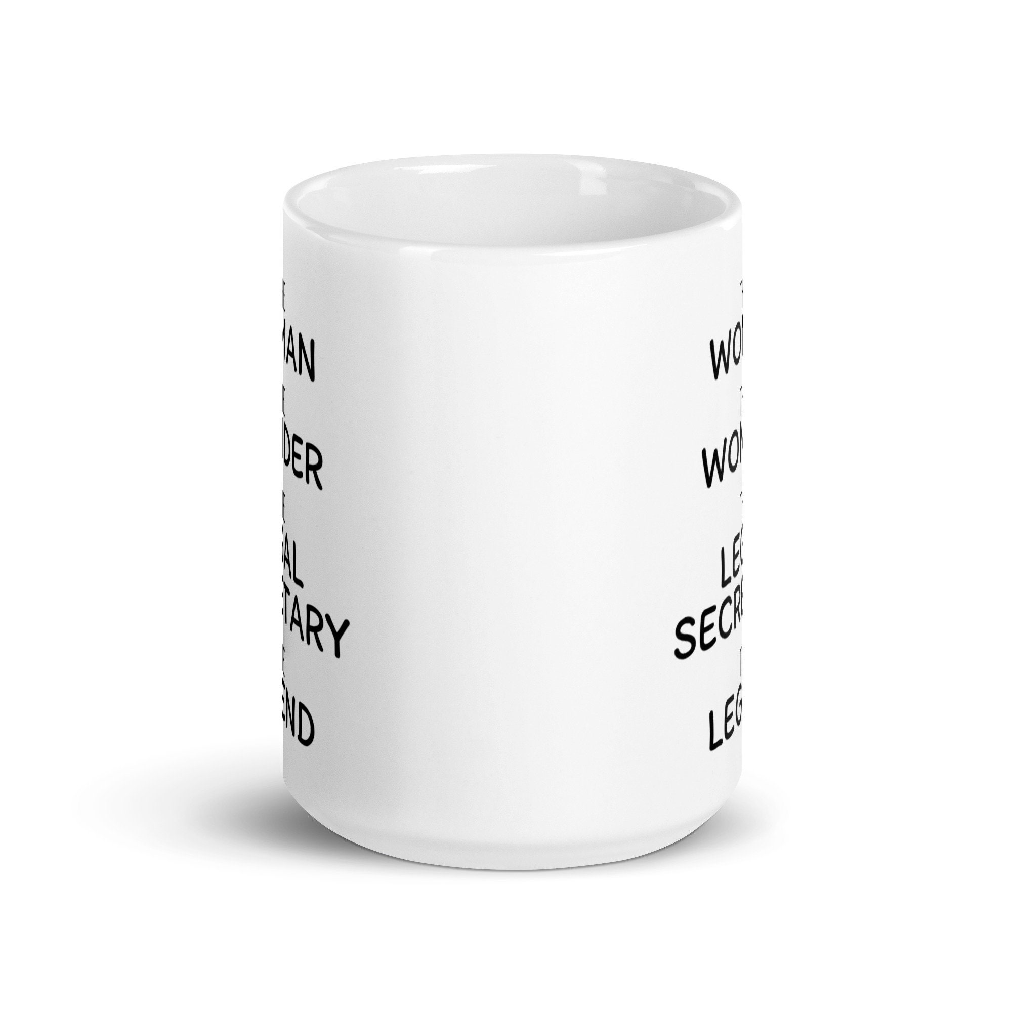 Woman Wonder Legal Secretary Coffee Mug, Funny Legal Secretary Thank ...