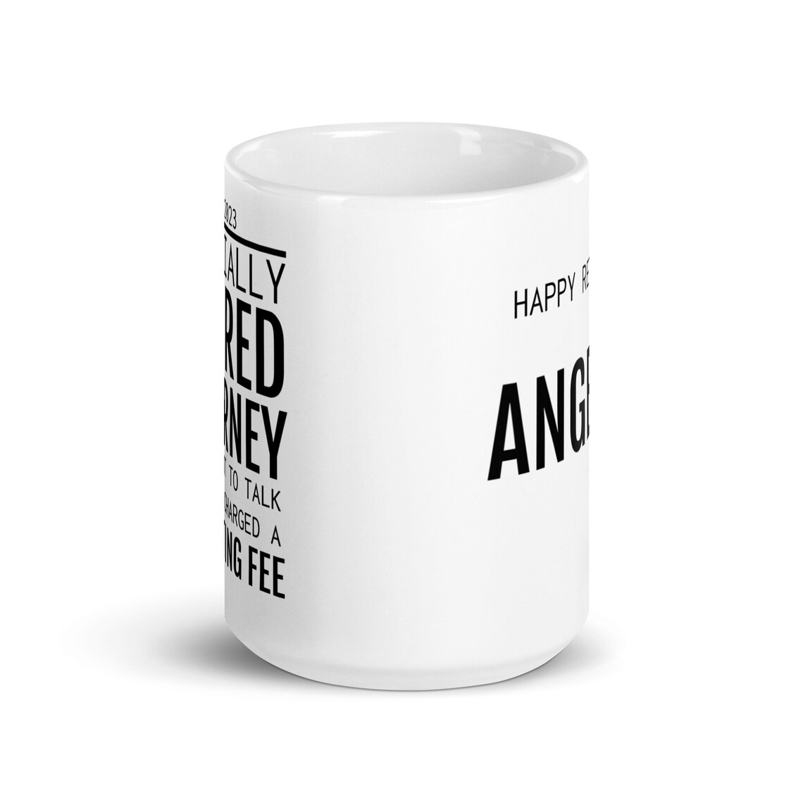 Personalized Attorney Retirement Gift, Custom Attorney Coffee Mug Gift ...