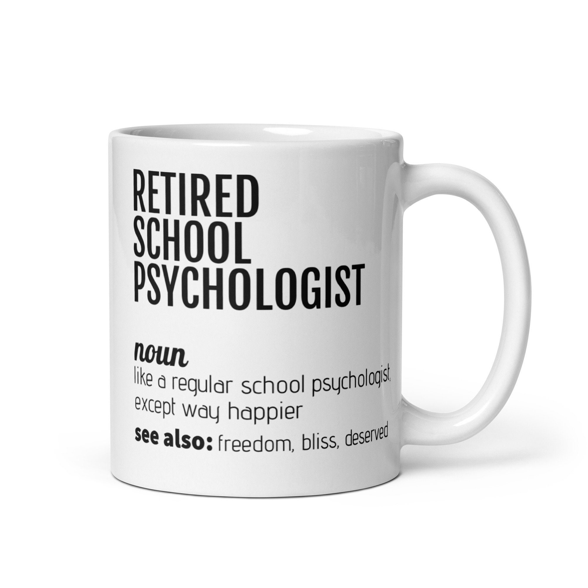 School Psychologist Retirement Gift, Retired School Psychologist ...