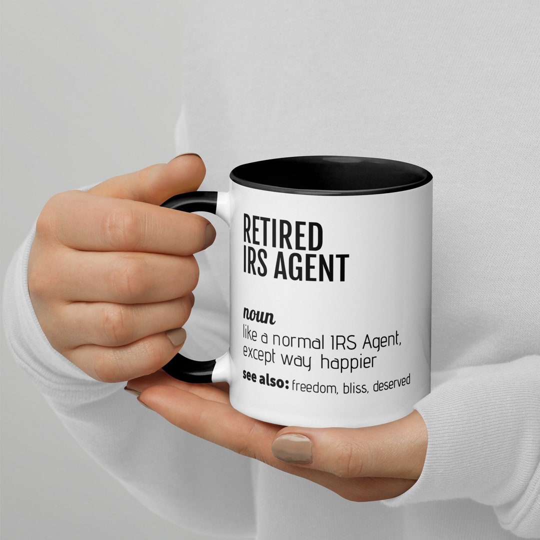 IRS Agent Retirement Gift, Retired IRS Agent Definition Coffee Mug, IRS ...
