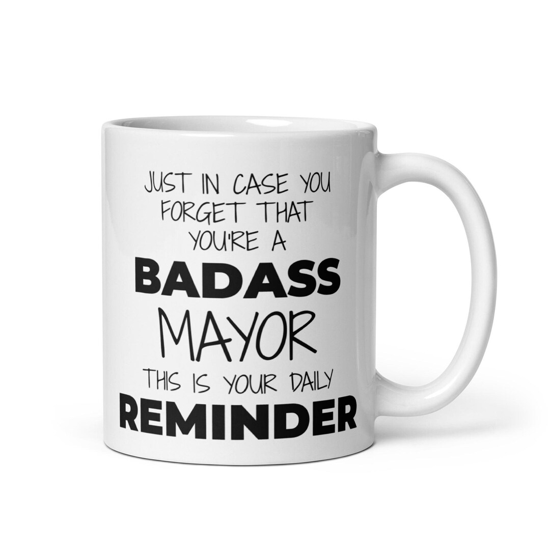 Funny Mayor Thank You Secret Santa Appreciation Congratulations Xmas ...