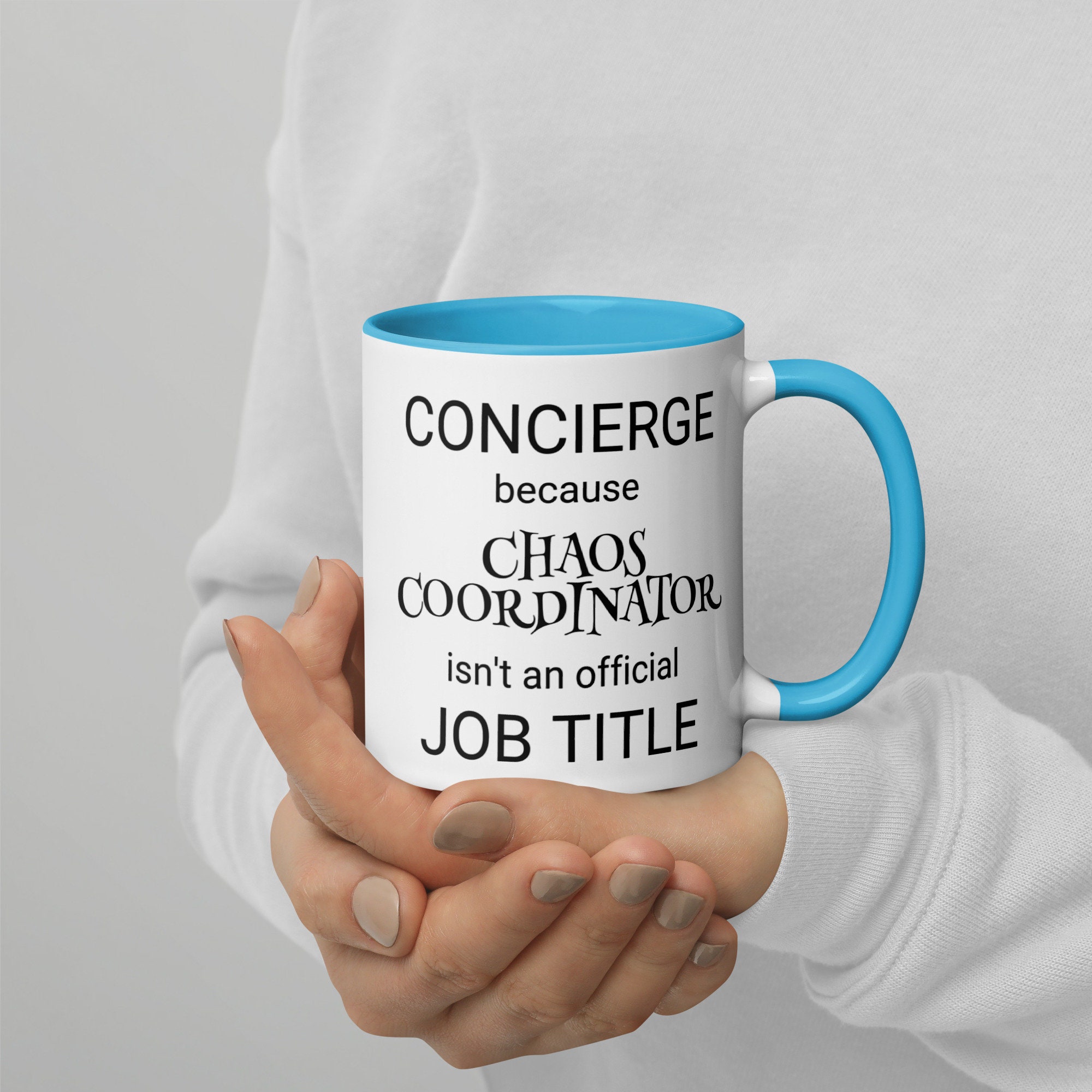 Concierge Chaos Coordinator Coffee Mug, Funny Concierge Gift for Men ...