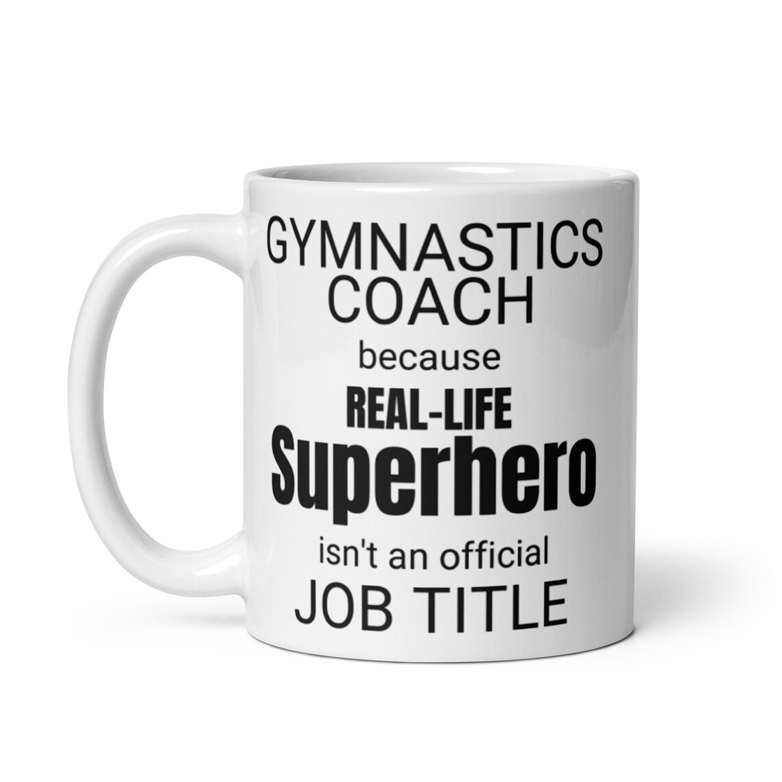 Gymnastics Coach Real-life Superhero Gift, Funny Gymnastics Coach Mug ...