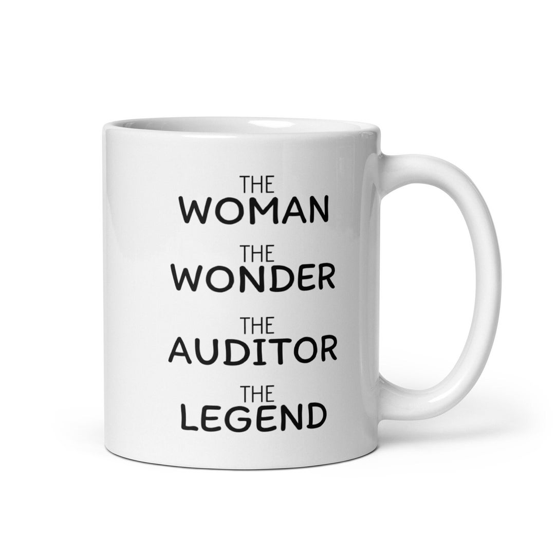 Woman Wonder Auditor Coffee Mug, Auditor Gift for Women, Auditor Gift ...