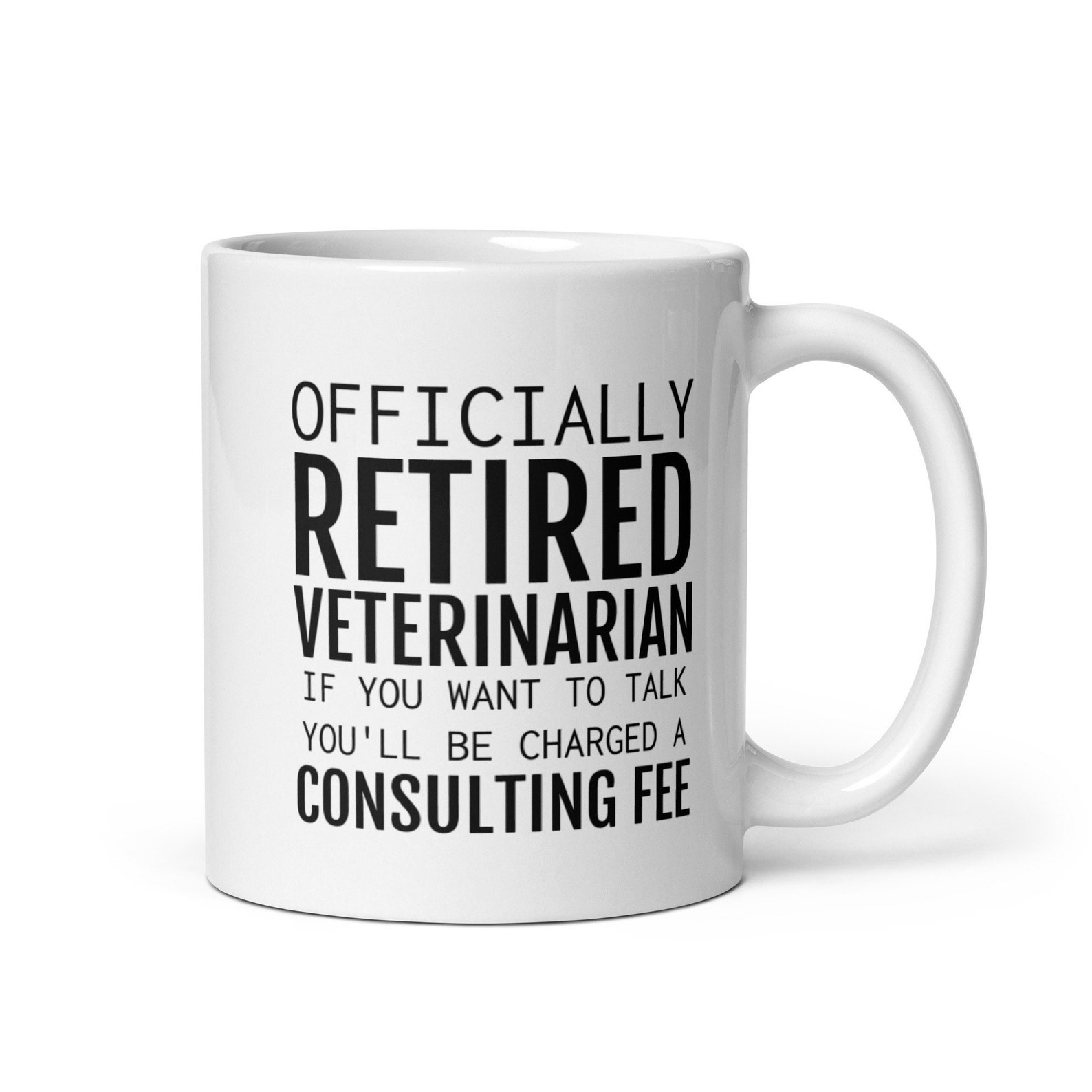 Veterinarian Retirement Gift, Retired Veterinarian Coffee Mug, Vet ...
