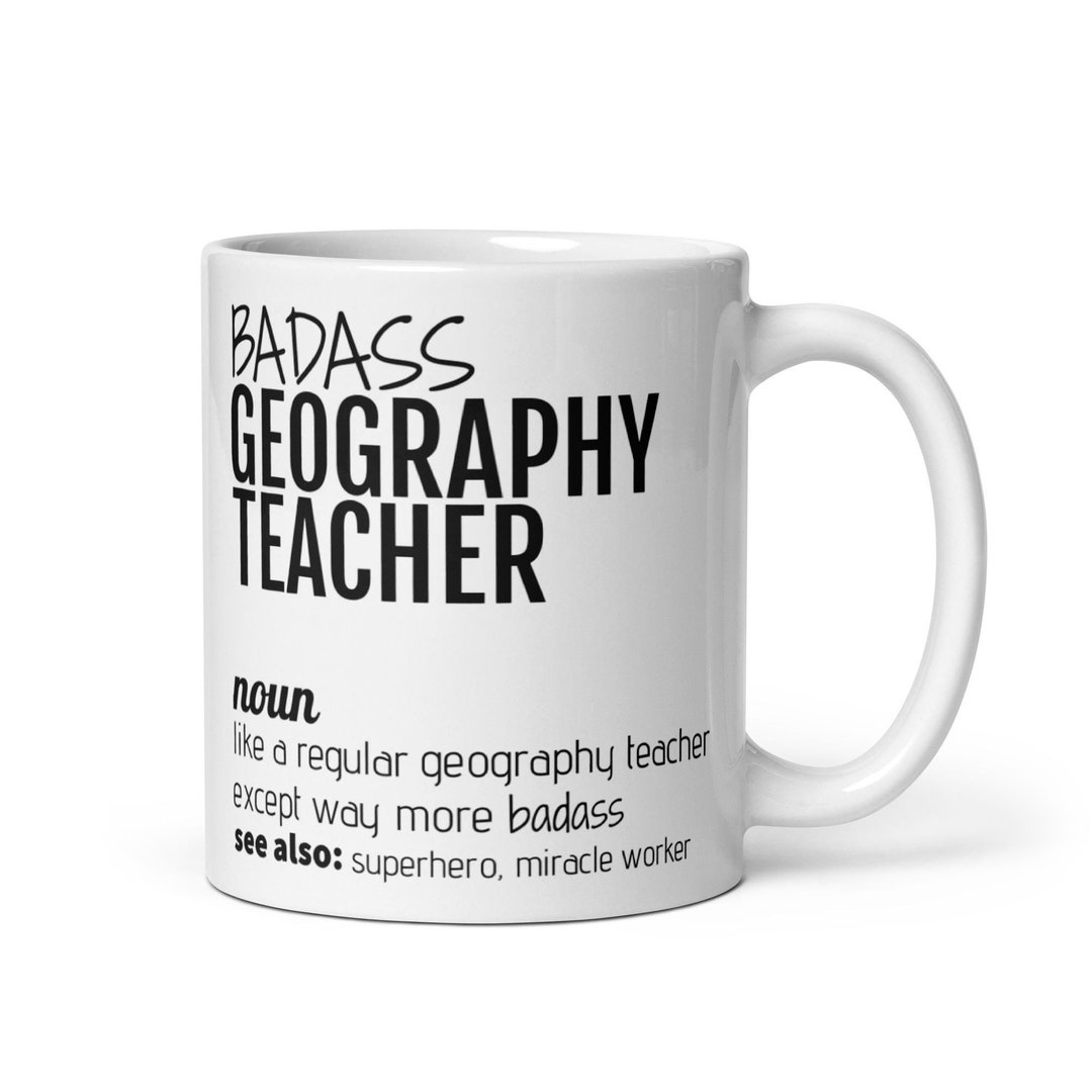 Funny Geography Teacher Thank You Secret Santa Promotion Leaving New ...