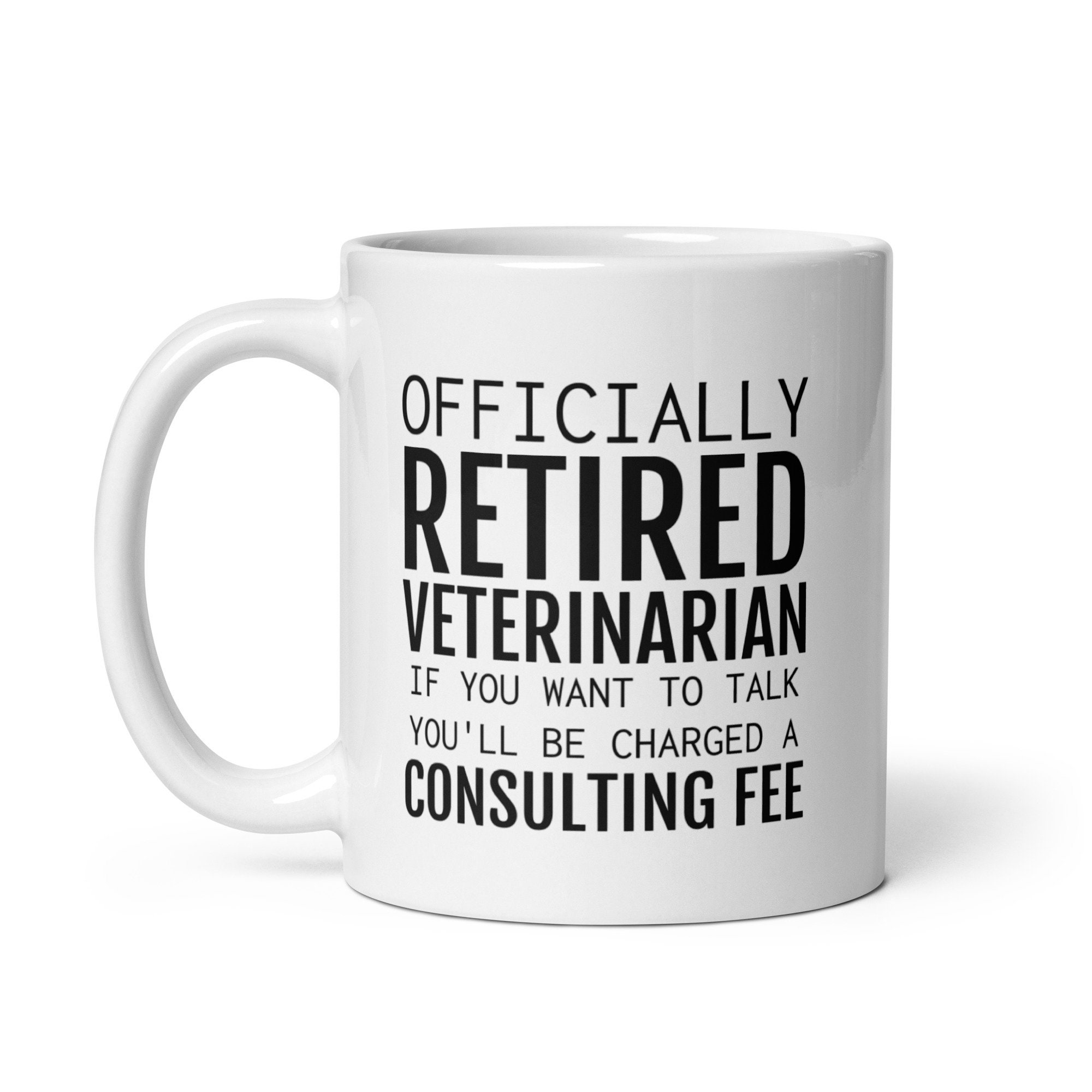 Veterinarian Retirement Gift, Retired Veterinarian Coffee Mug, Vet ...