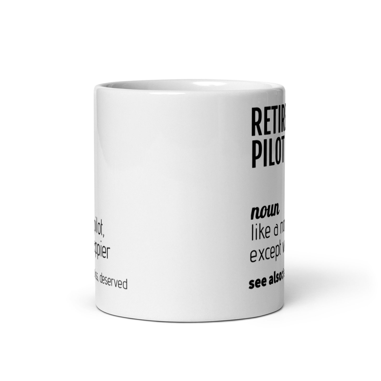 Pilot Retirement Gift, Retired Pilot Coffee Mug Gift, Pilot Retiring ...