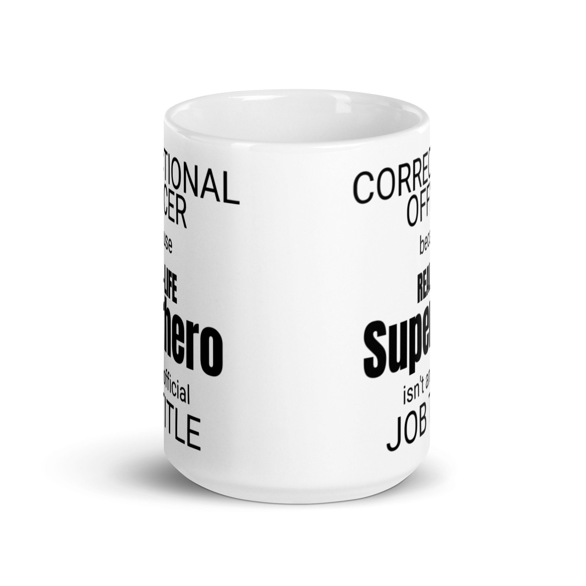 Correctional Officer Real-life Superhero Coffee Mug, Correctional ...