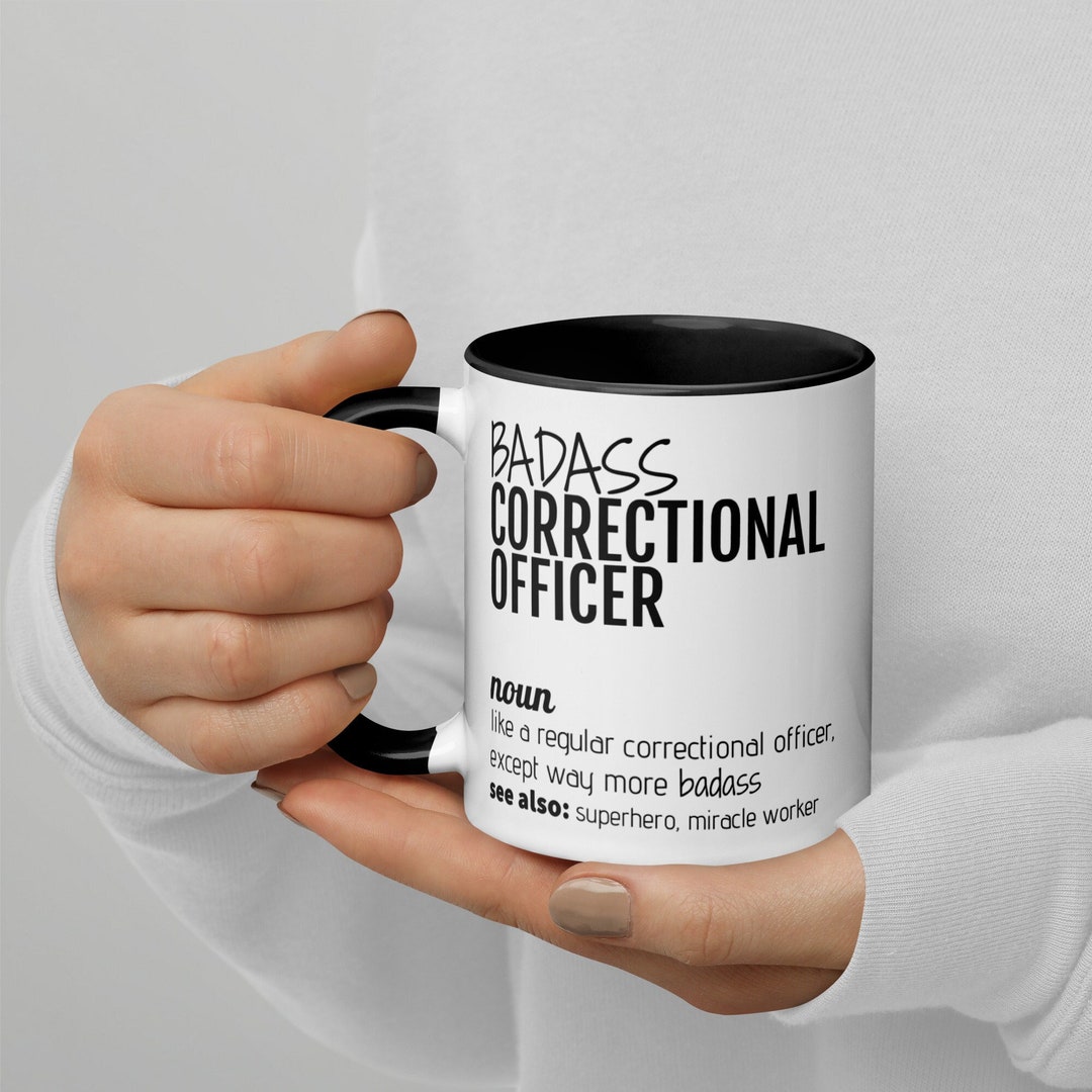 Badass Correctional Officer Definition Gift, Funny Correctional Officer ...