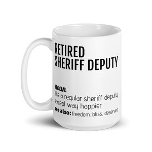 Sheriff Deputy Retirement Gift, Retired Sheriff Deputy Definition ...