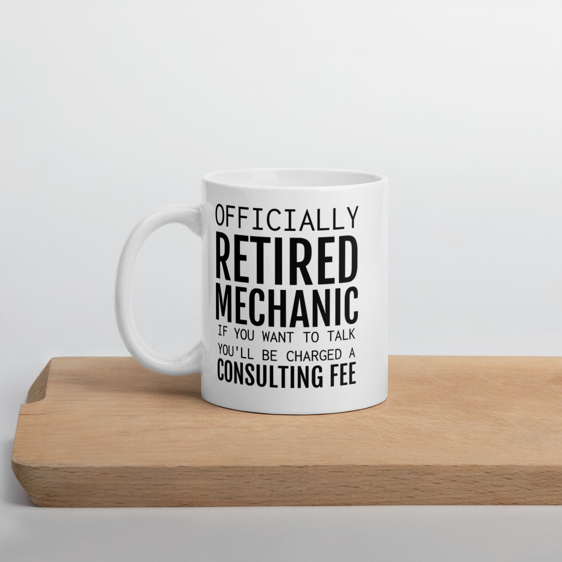 Funny Mechanic Retirement Gift, Officially Retired Mechanic Coffee Mug ...