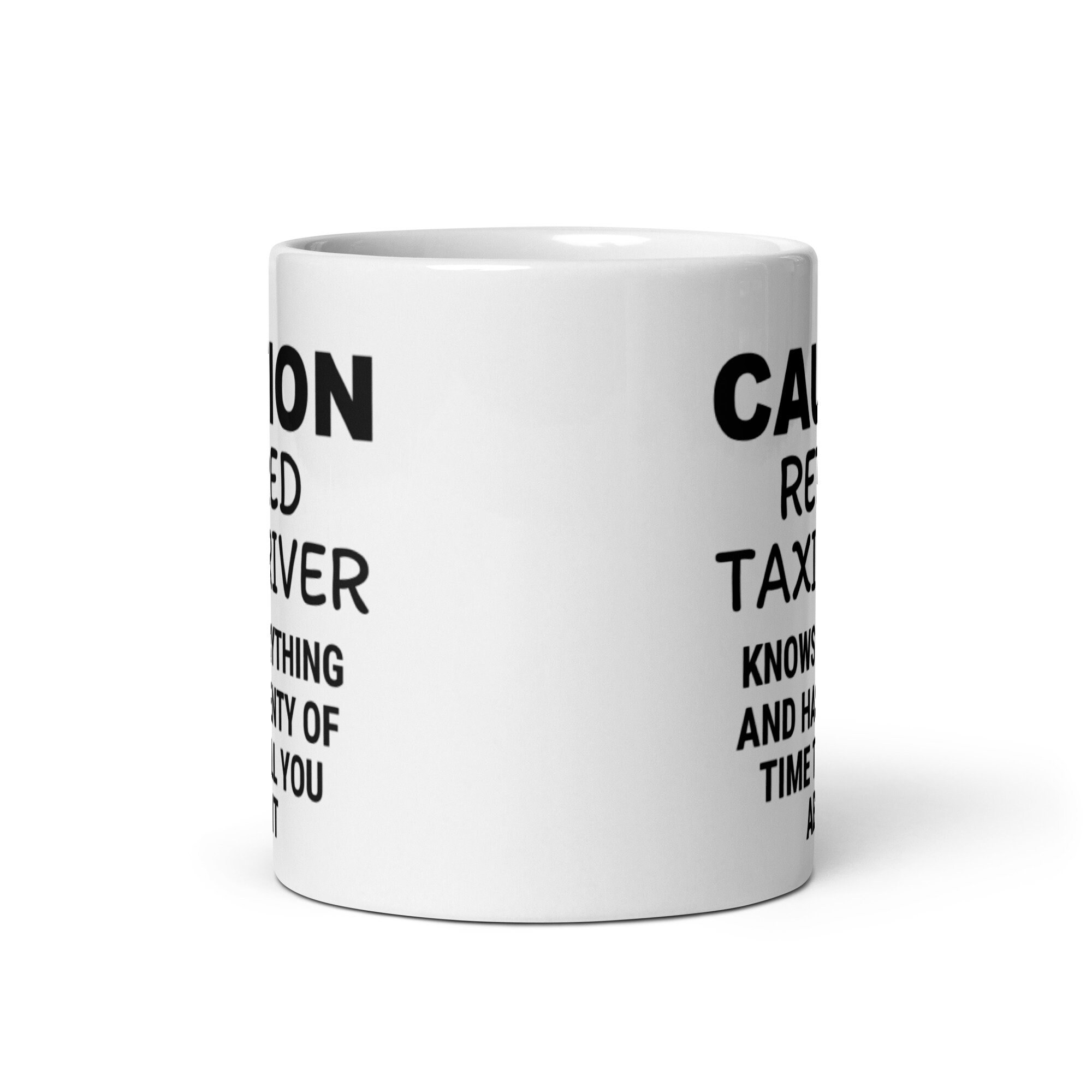 Taxi Driver Retirement Gift, Retired Taxi Driver Mug, Taxi Driver ...