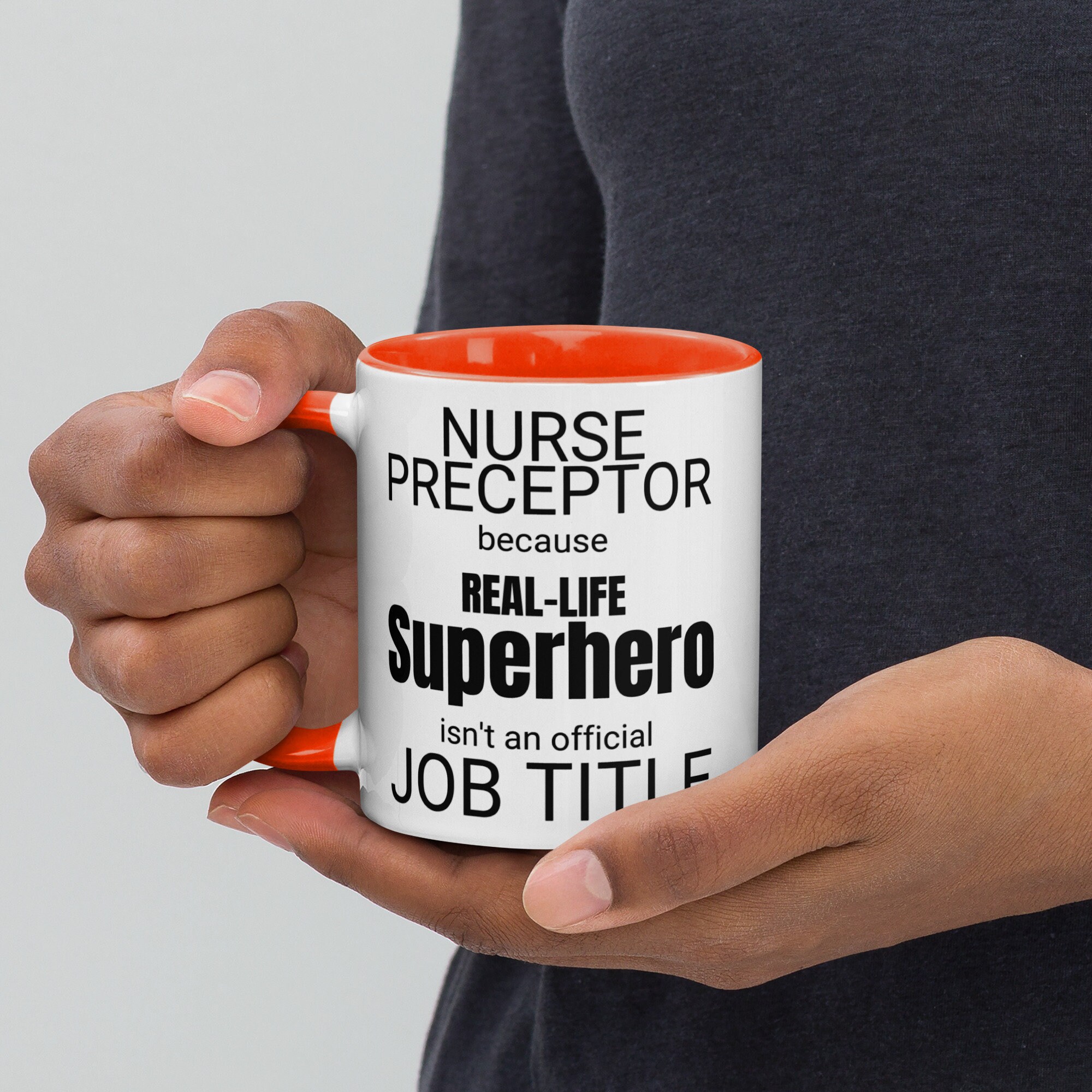 Nurse Preceptor Real-life Superhero Coffee Mug, Funny Nurse Preceptor ...