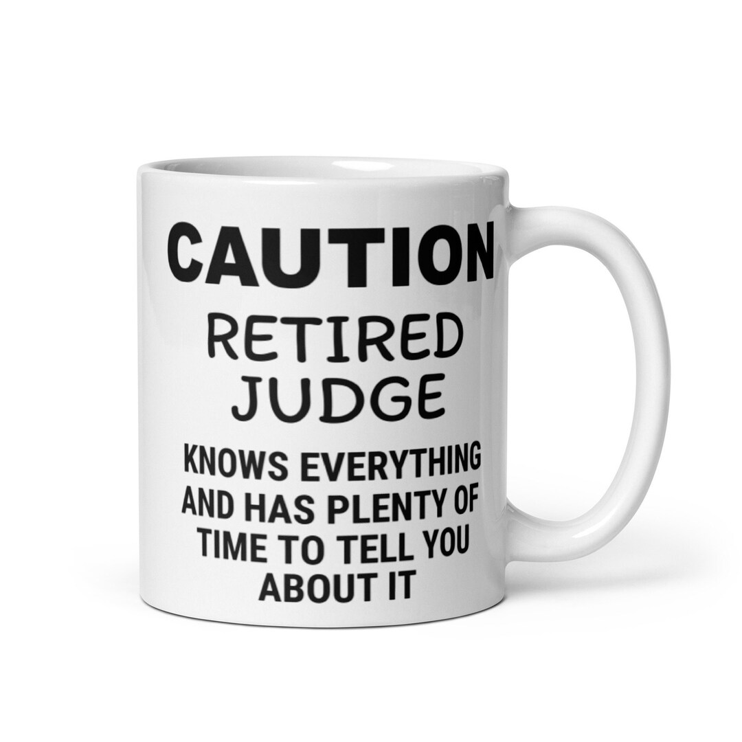 Judge Retirement Gift, Retired Judge Coffee Mug Gift, Retiring Judge ...