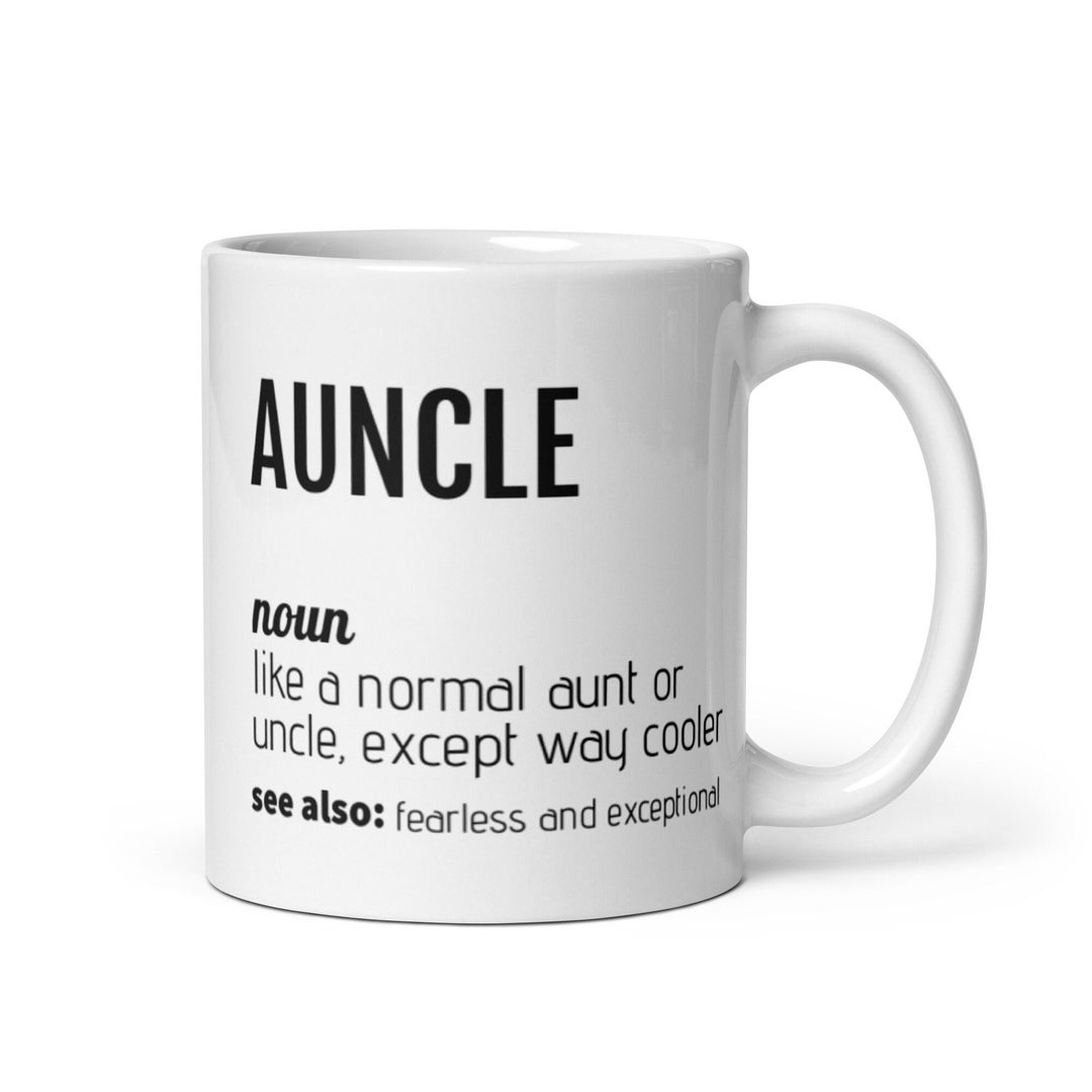 AUNCLE Gift, Gender Neutral Non Binary Aunt Uncle AUNCLE Definition Mug ...
