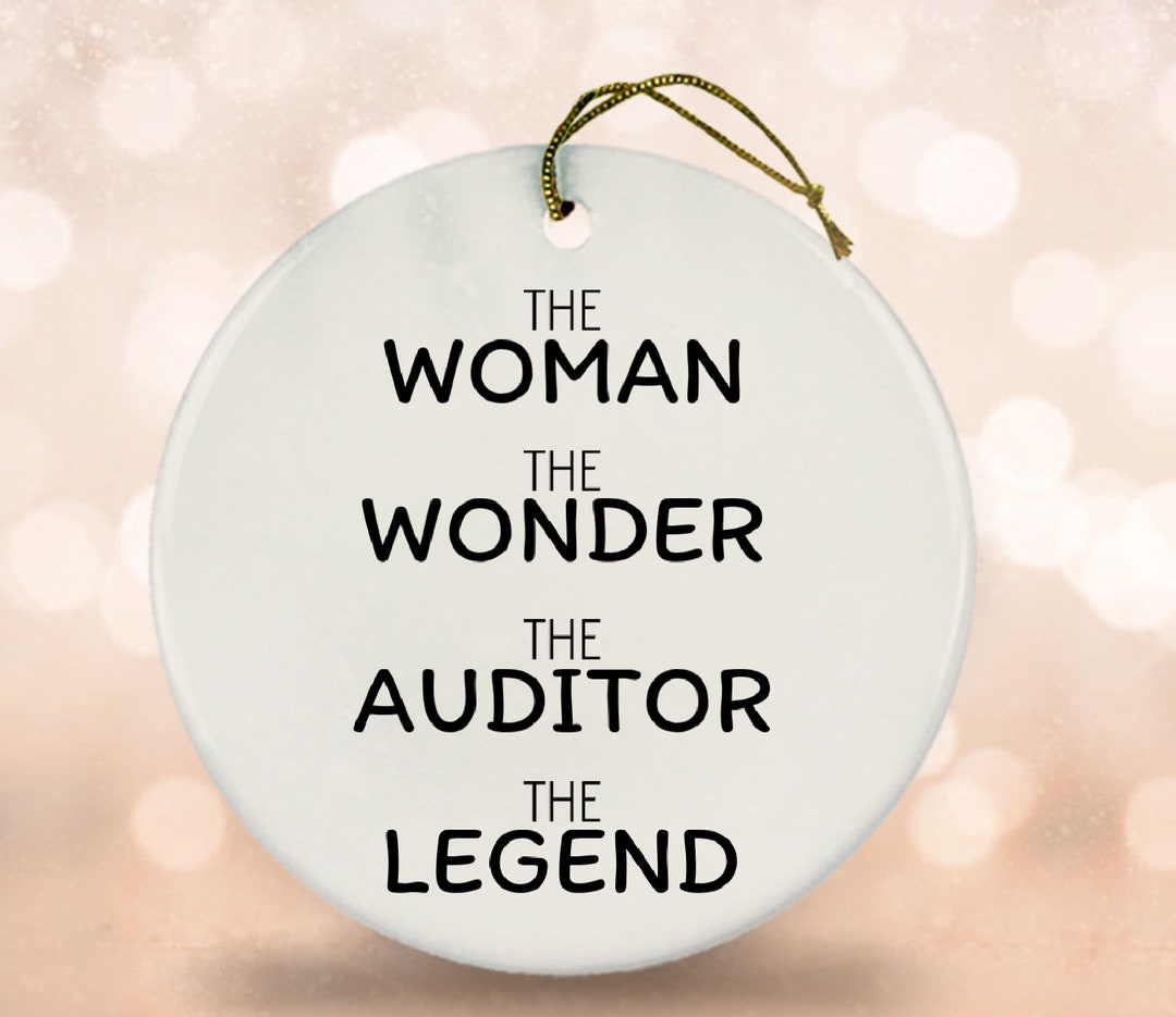 Auditor Woman Wonder Ceramic Ornament, Auditor Keepsake, Auditor ...