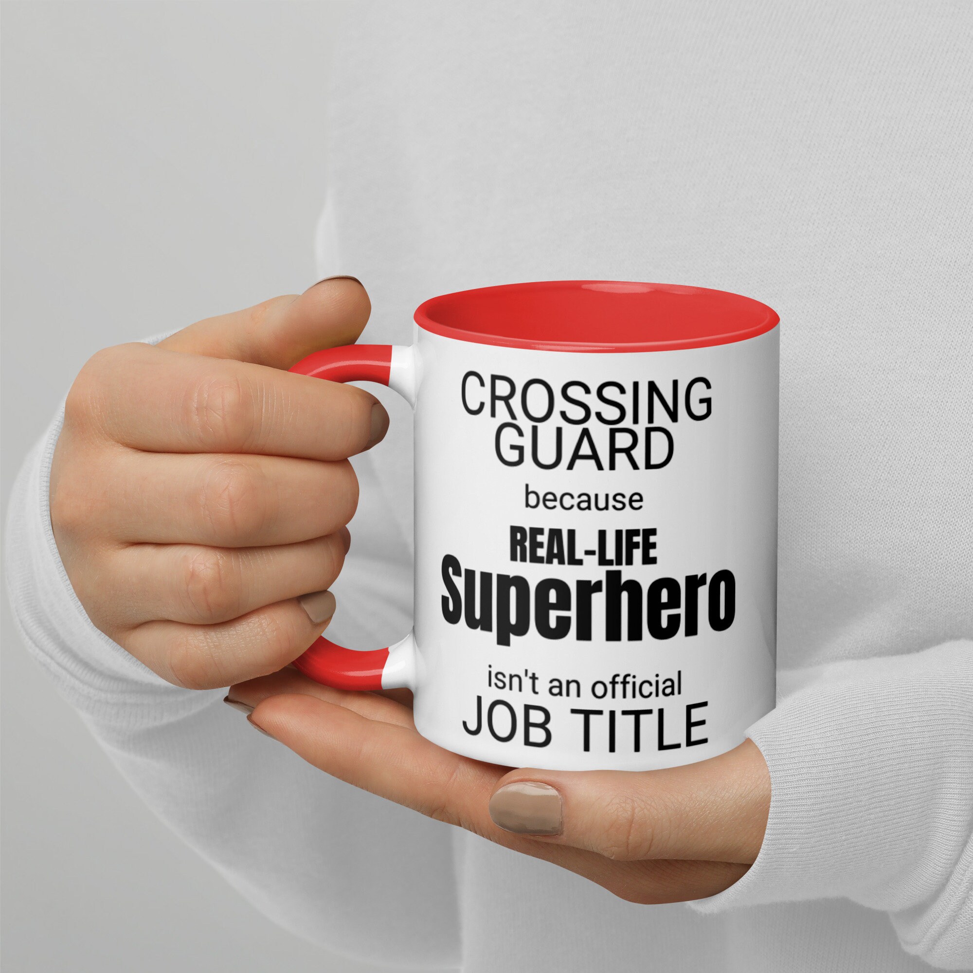 Crossing Guard Real Life Superhero Coffee Mug, Crossing Guard Gift for ...