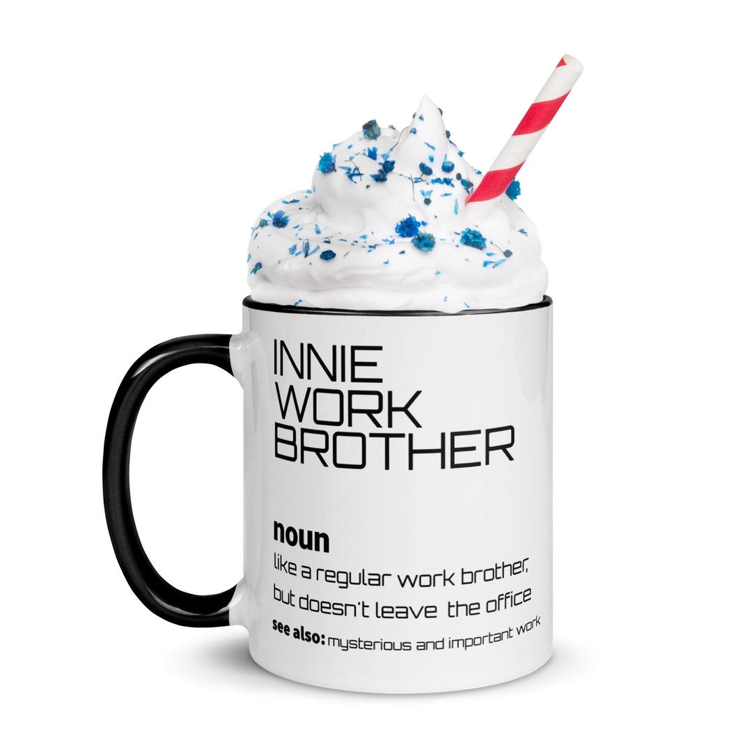 Funny Work Brother Thank You Secret Santa Appreciation Work Anniversary ...