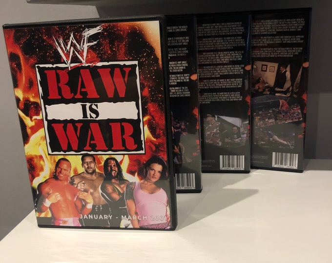 WWF Raw 2001 Dvd Set - Etsy