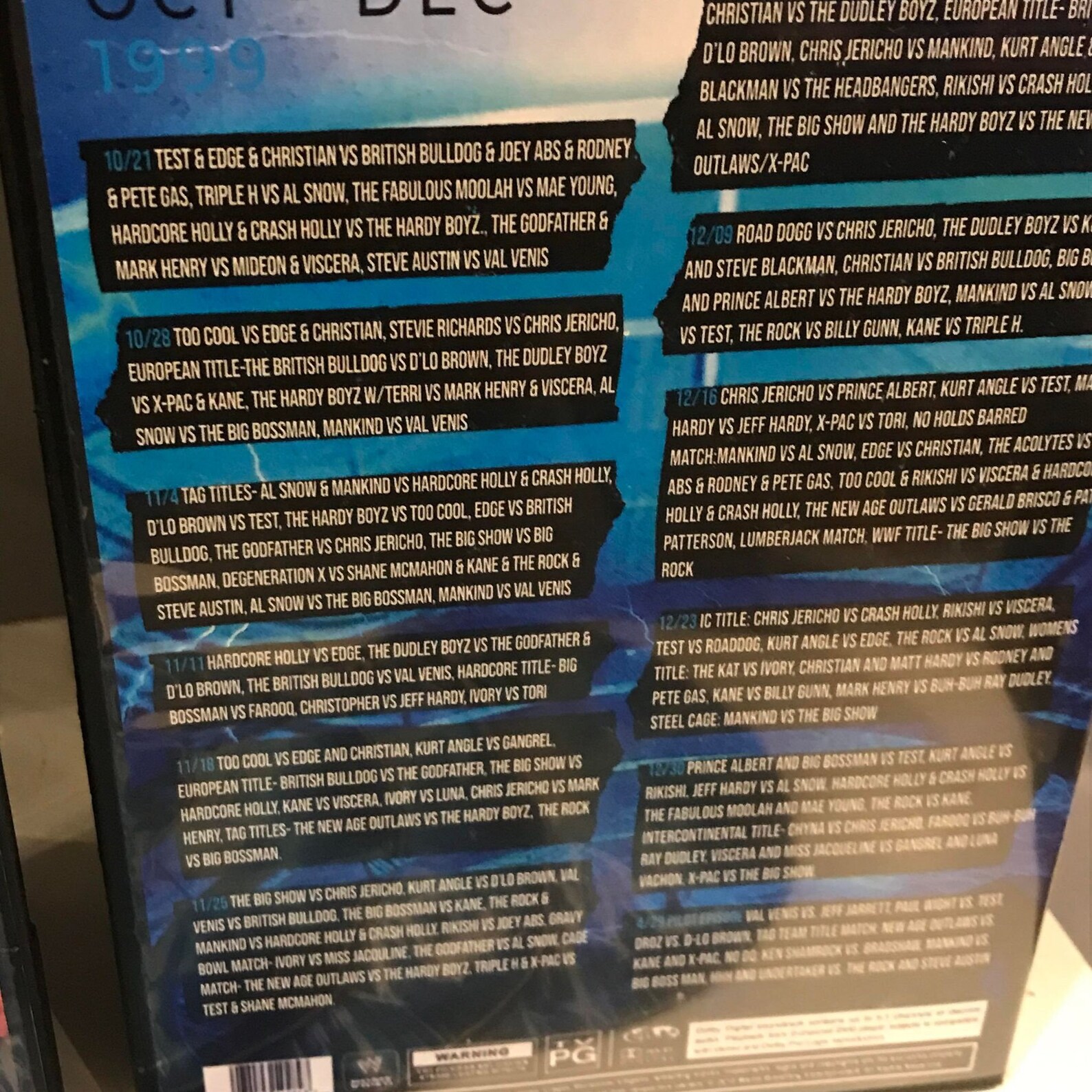 WWF Smackdown 1999 DVD Including Pilot Episode - Etsy