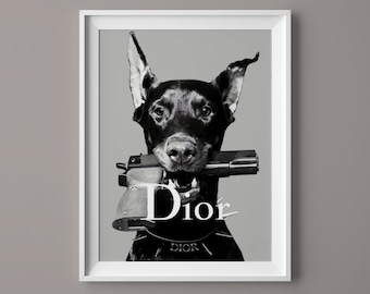 Dior Dog - Etsy UK