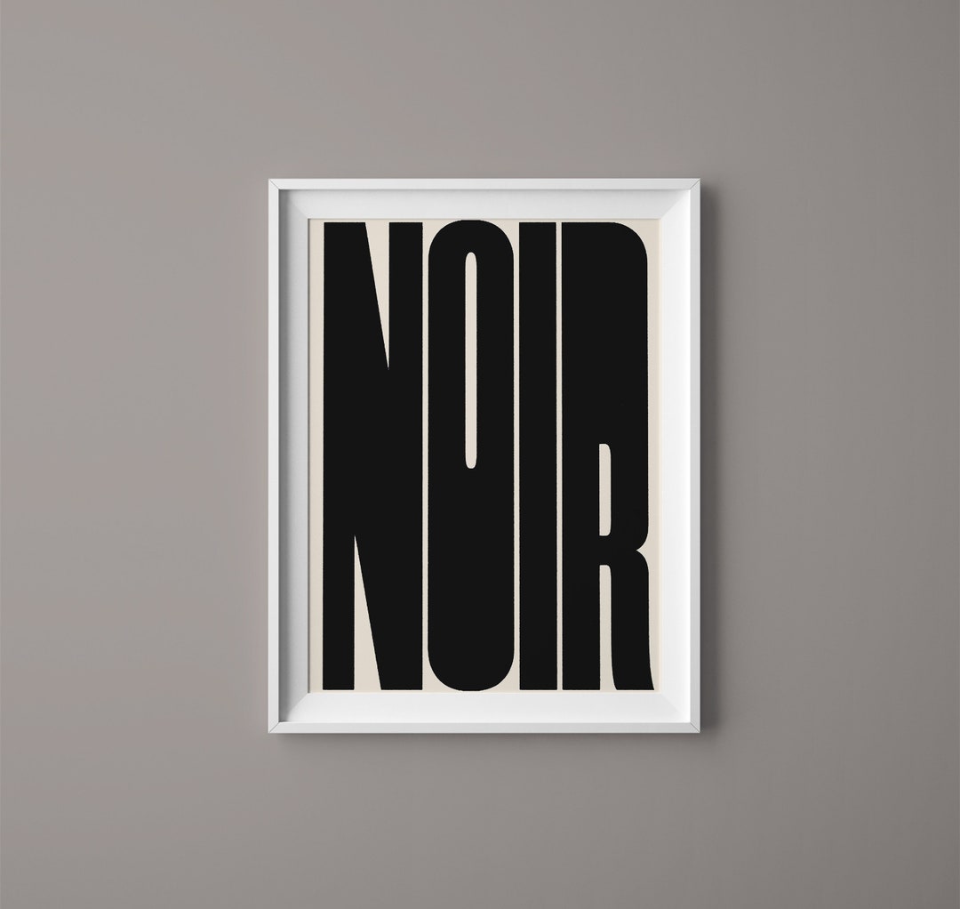 Noir Wall Art, Minimalist Wall Art, Black and White Prints, Aesthetic ...
