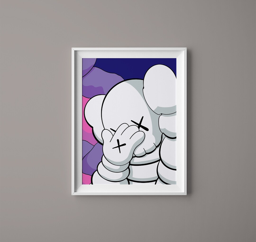 Kaws Colorful Luxury Fashion Art , Printable Designer Wall Art ...