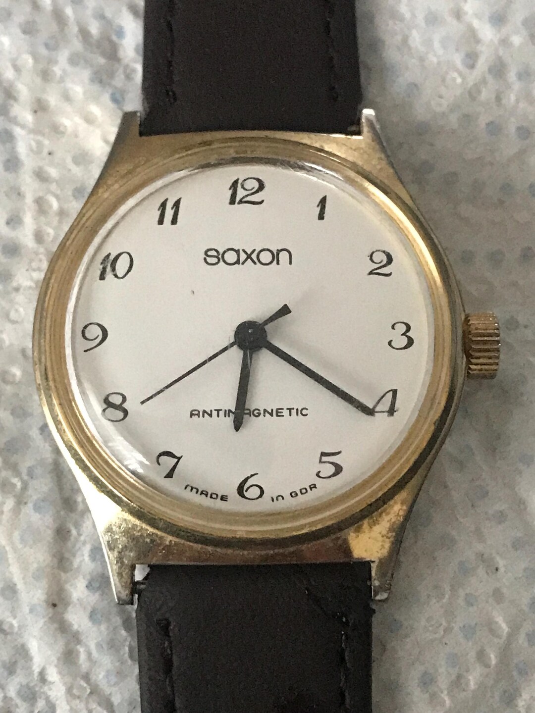 Gents Vintage SAXON Hand Wind Wrist Watch - Etsy