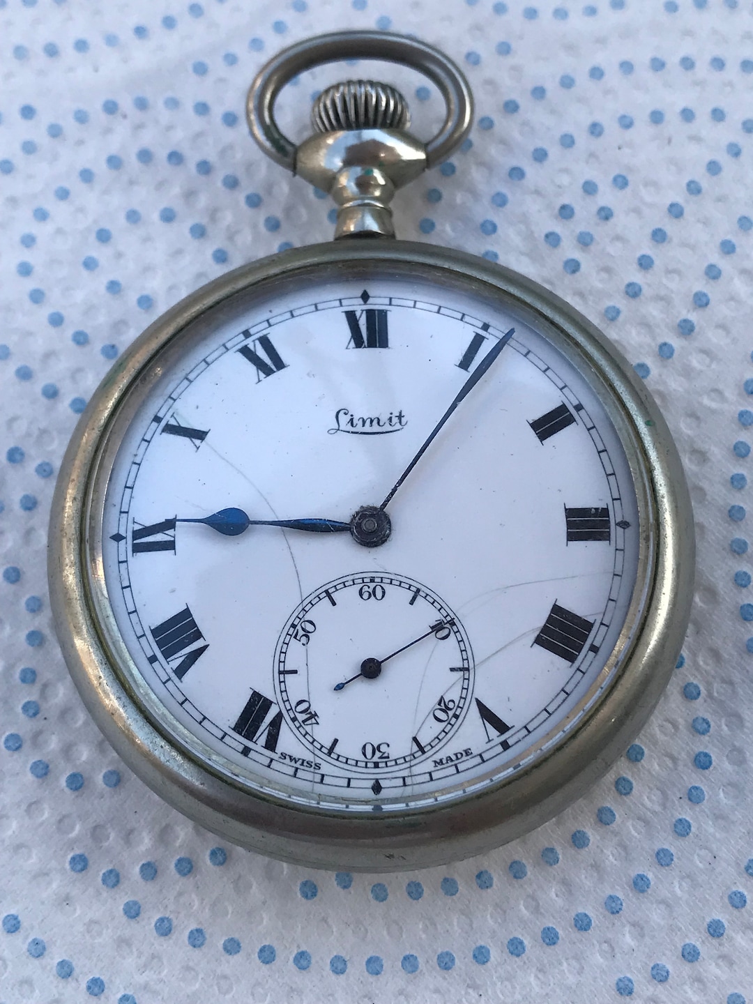 Vintage LIMIT Hand Wind Pocket Watch - Etsy