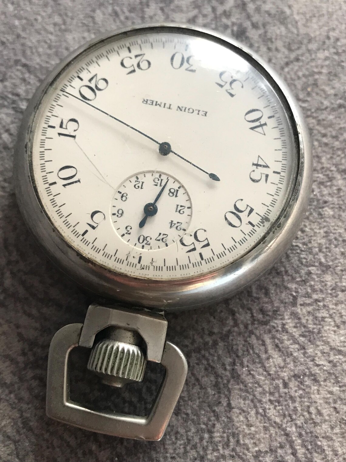Vintage Elgin Timer Hand Wind Stop Watch - Etsy