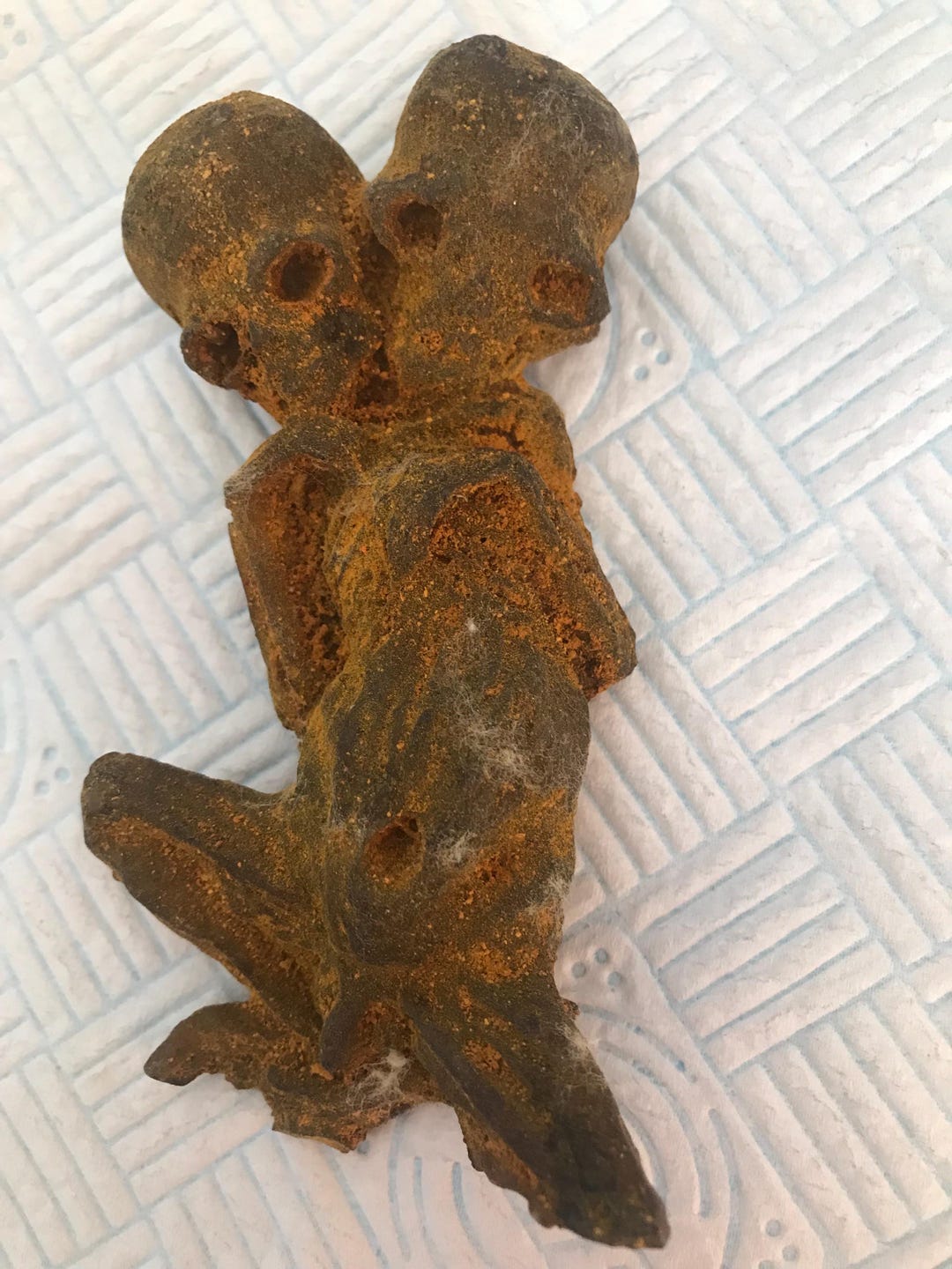 Old Vintage Double Headed Voodoo Doll Paranormal Witchcraft Black Magic ...
