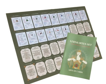 Lenormand Kit Card Deck and House Board Template 8 X 4 4 - Etsy