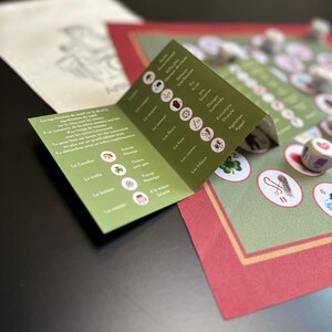 Lenormand Dice Set With House Table - Etsy