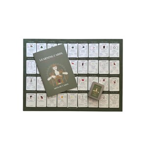 Lenormand Set Card Deck and House Chart and Booklet 4 X 9 With Meanings ...
