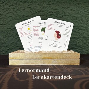 Lenormand Learning Card Deck With Meanings Easy to Learn Card Reading ...