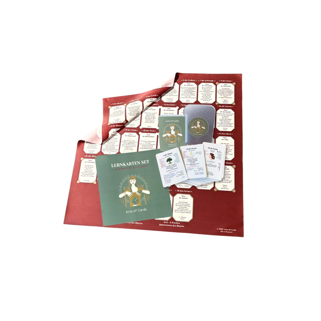 Lenormand Learning Card Set – Grand Tableau 8x4+4 With Meanings | Cards ...