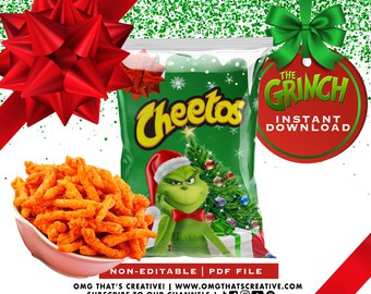 Cheeto Template - Etsy