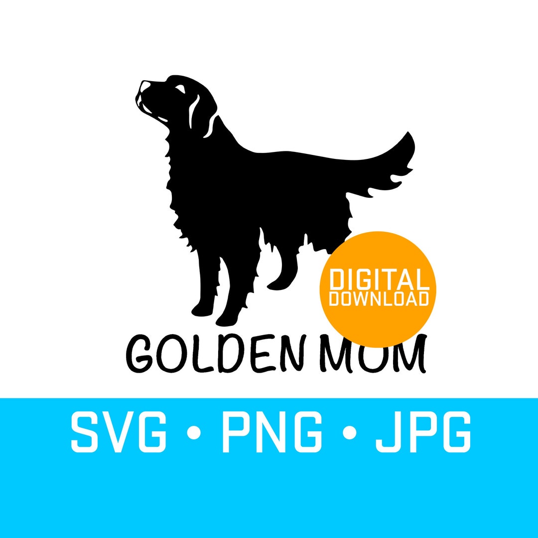 Golden Retriever Vinyl SVG Downloadable Stencil - Etsy