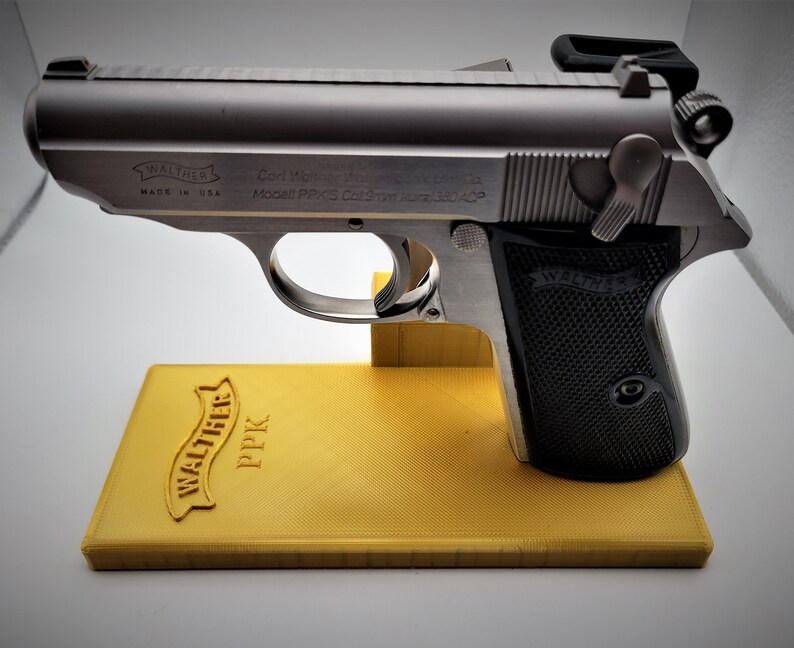 Walther PPK/PPKS .380/.32 Pistol Display Stand With 2 Mag Holders - Etsy