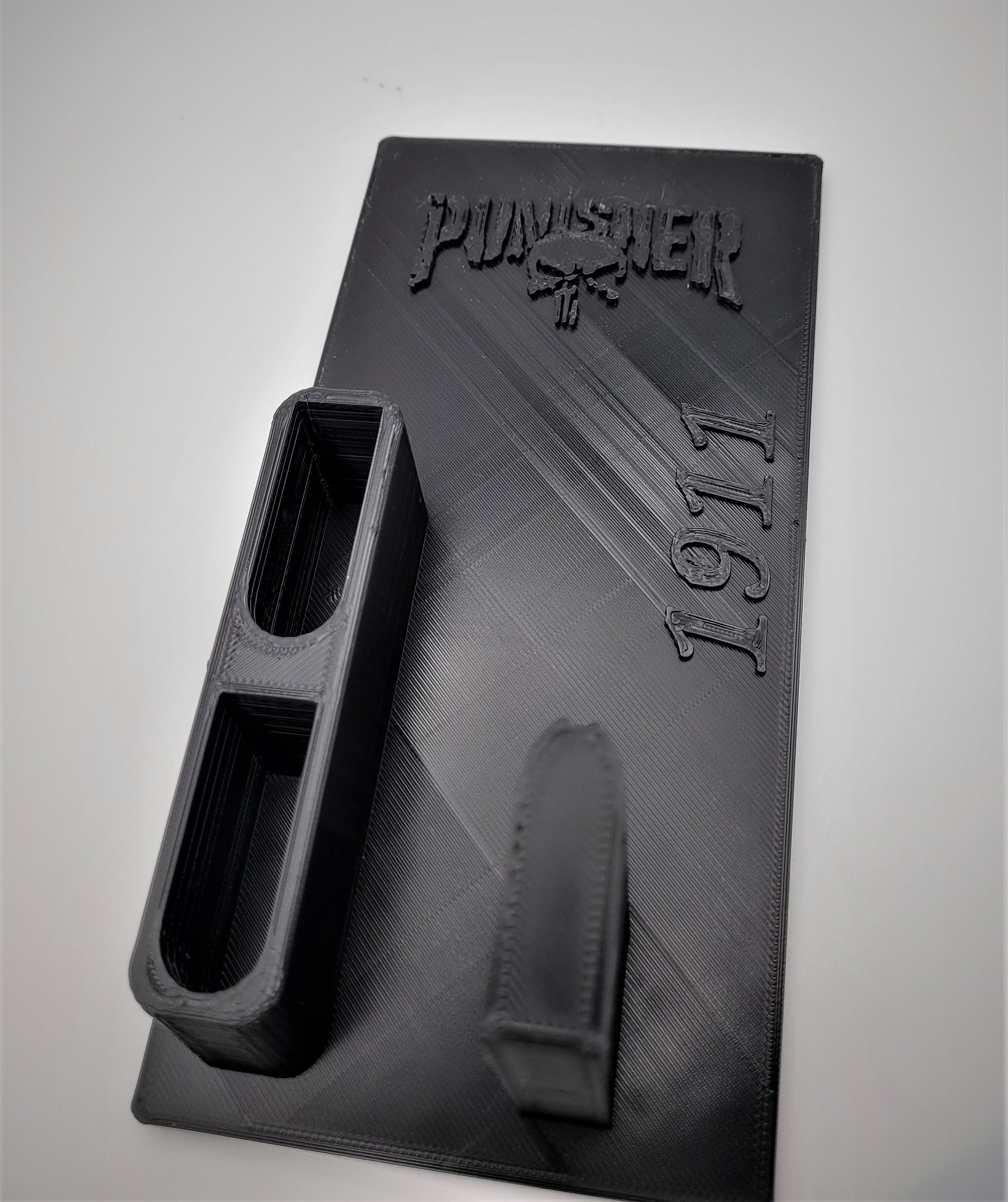 1911 the Punisher Gun & Magazine Display Stand/support. Holders. Black ...