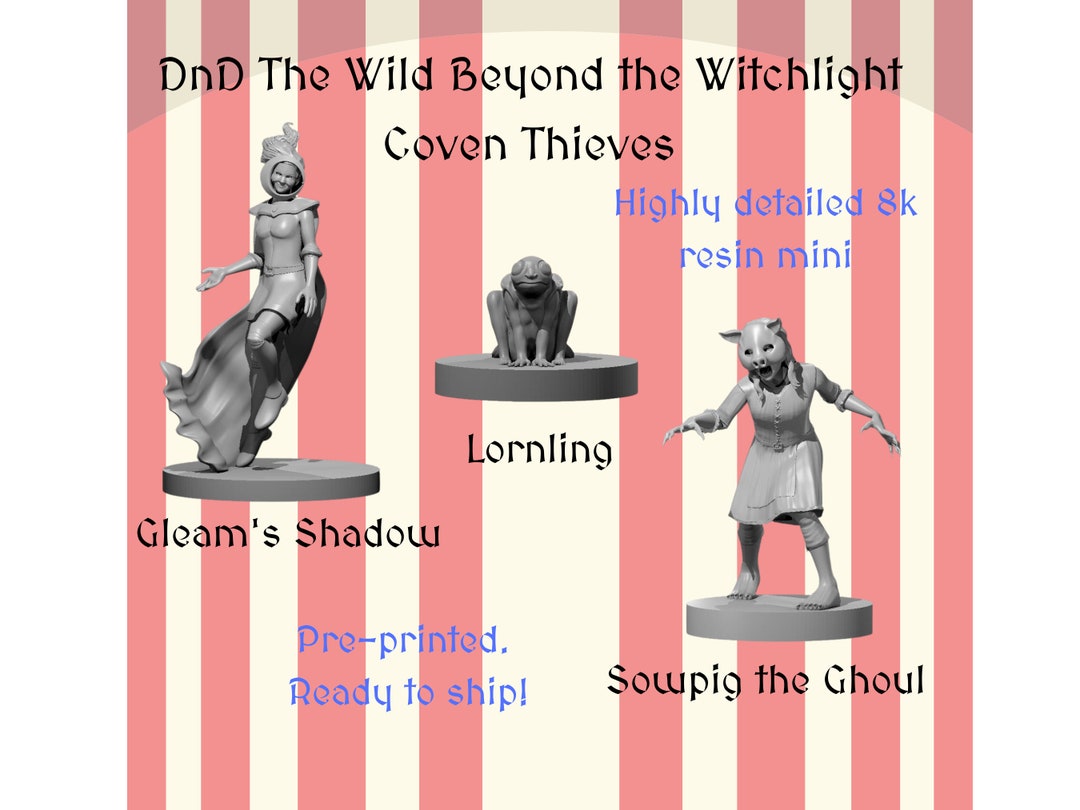 Dnd Wild Beyond the Witchlight Coven Thieves. Ready to Ship. - Etsy