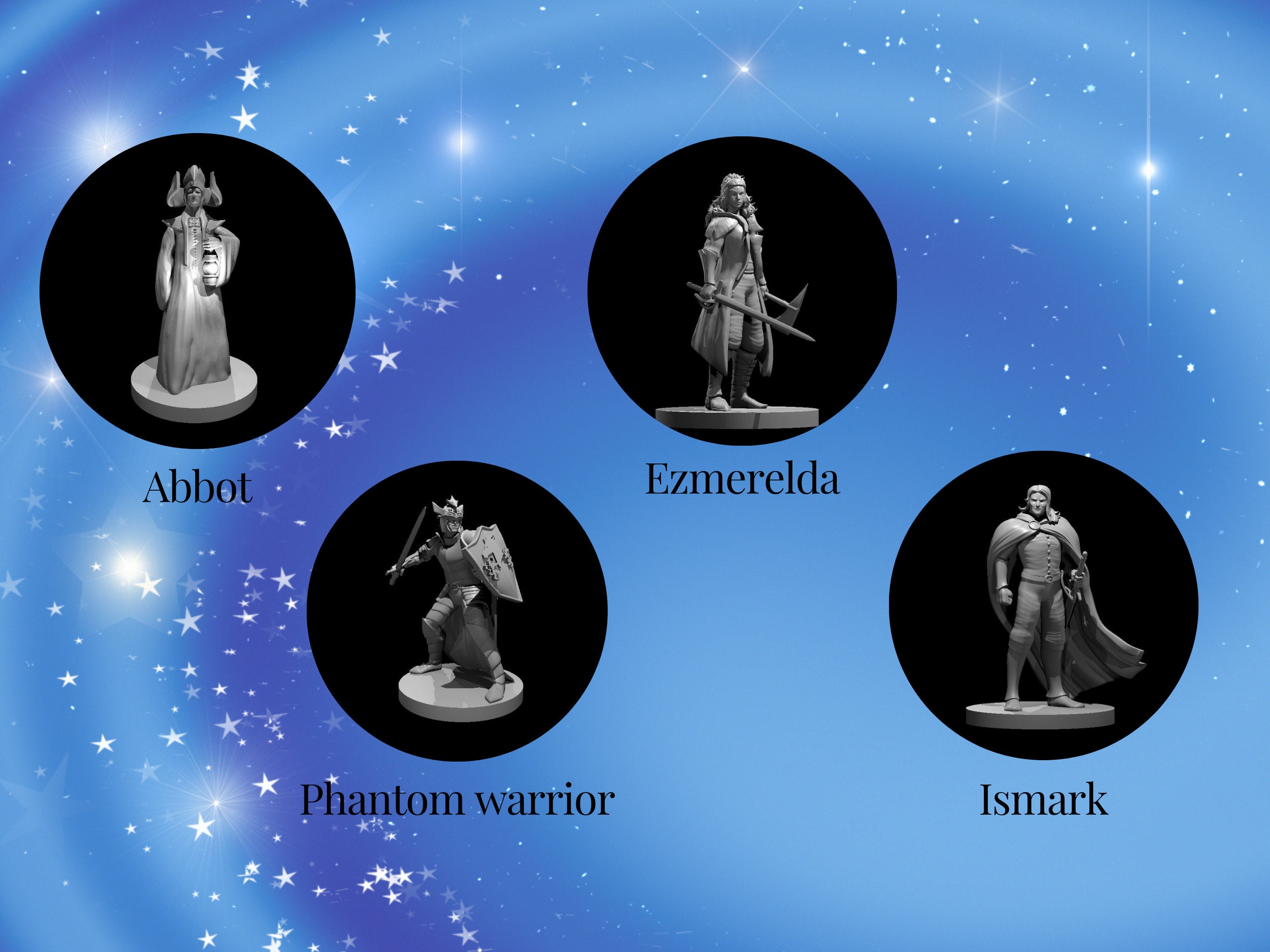 D&D Dnd 3D 8K Prints. Curse of Strahd 25 Miniature Set - Etsy