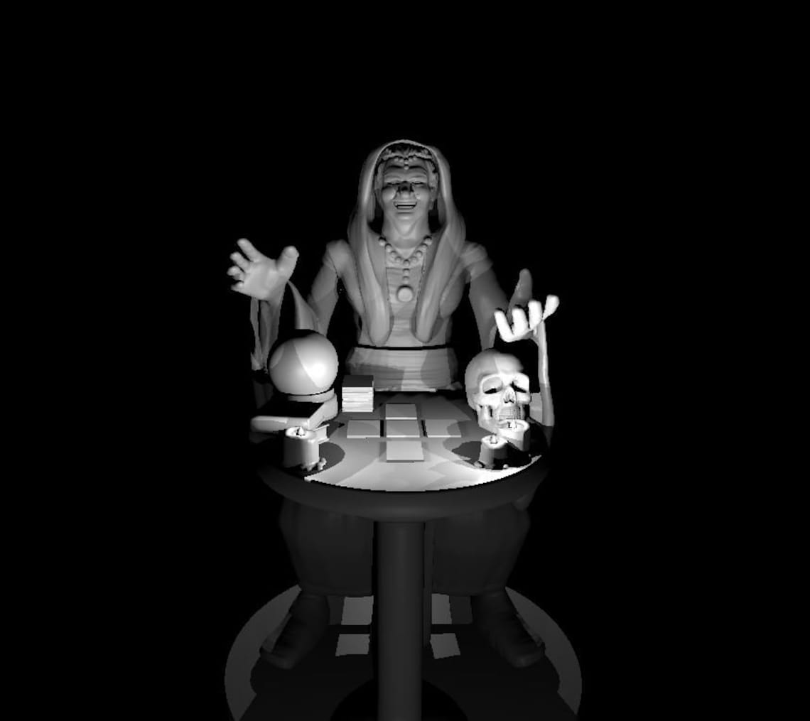 Madam Eva Curse of Strahd 8k Resin Print Dungeons and Dragons RPG ...