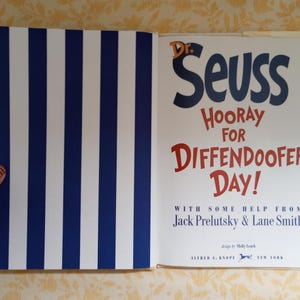 Dr. Seuss First Edition: Hooray for Diffendoofer Day!, 1998 Hardcover ...