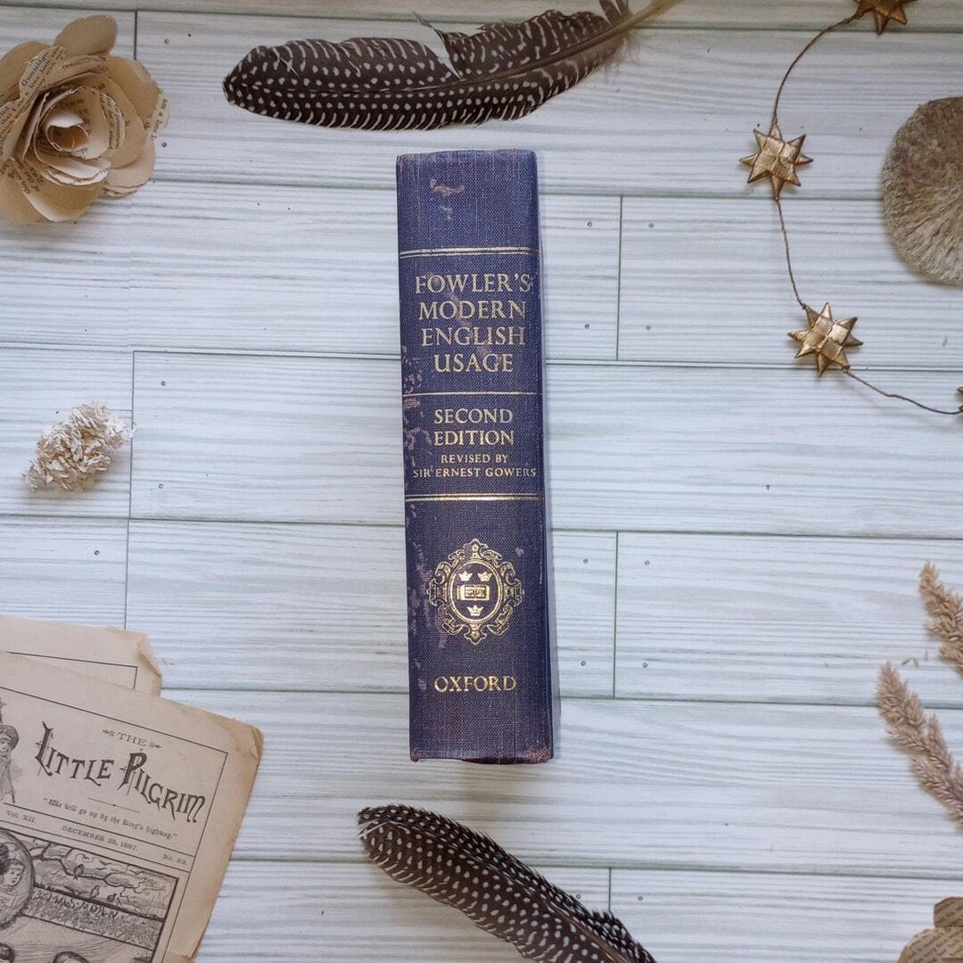 Vintage Book: Modern English Usage H.W. Fowler Vintage 1954 Second ...