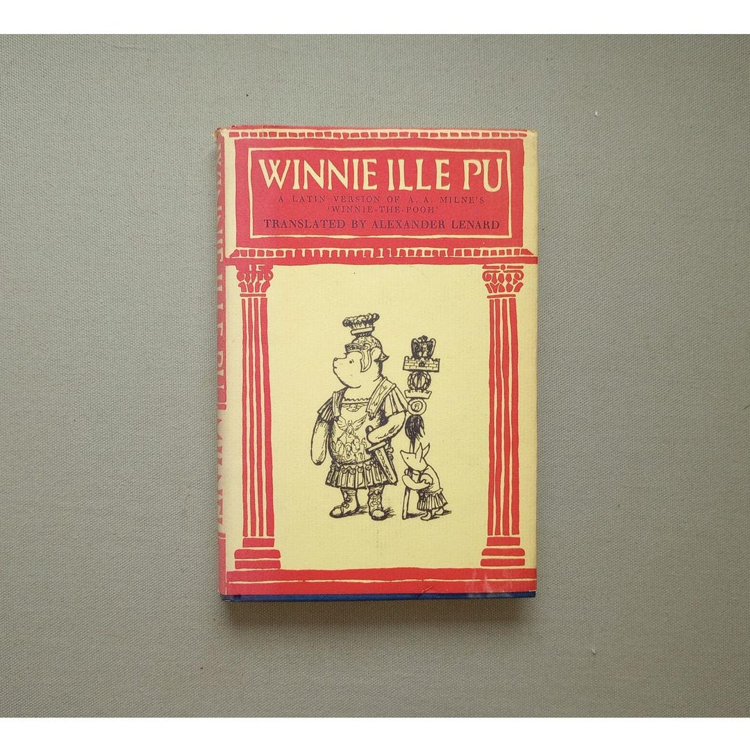 Vintage Book: Winnie Ille Pu AA Milne Latin Translation Alexander ...