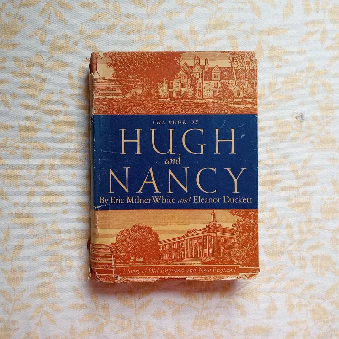 Vintage Children's Book: Hugh & Nancy Story of Old England and New ...