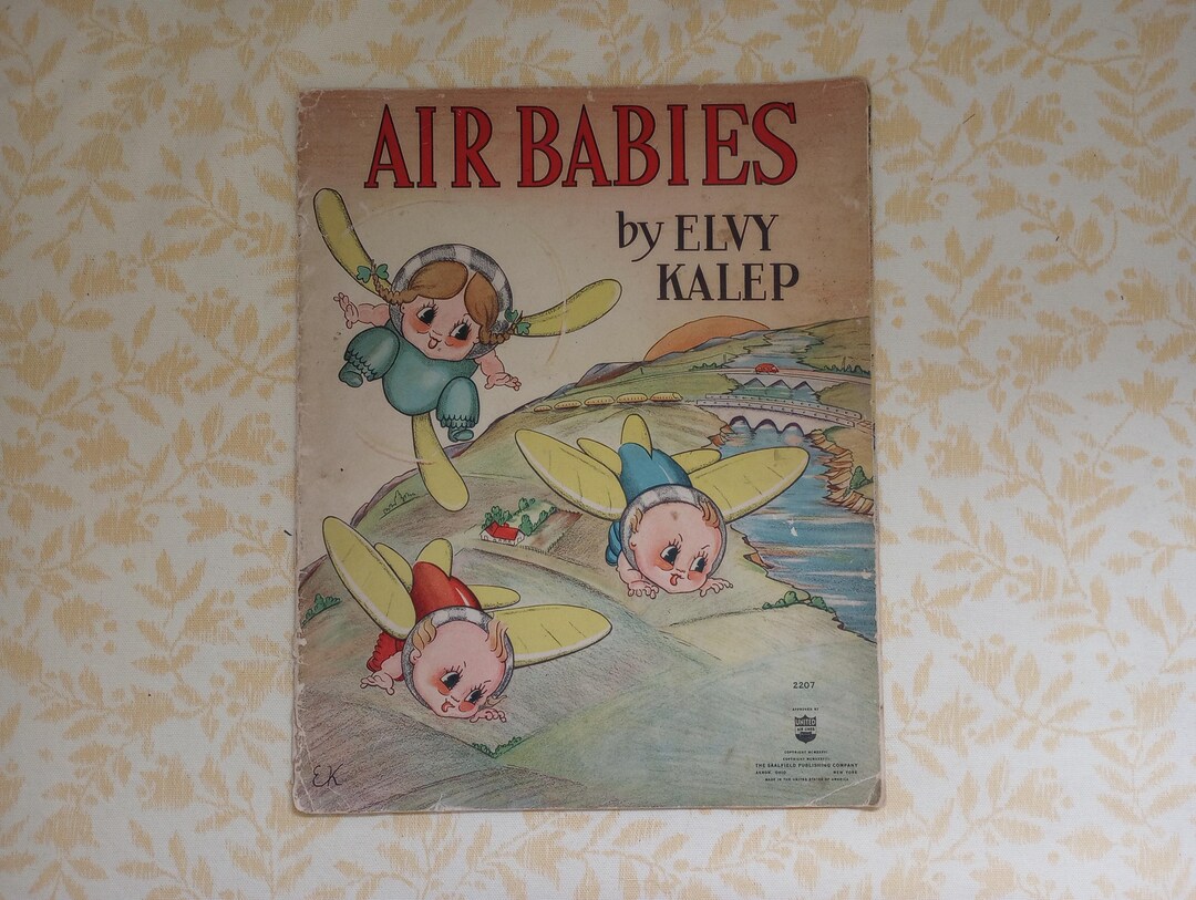 Vintage "air Babies" Children's Book, 1938 1st Edition - Amelia Earhart ...